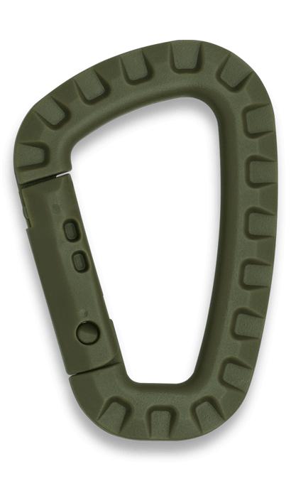 Green carabiner made of fiber with 8.5 cm length - 103-09897-VE ...