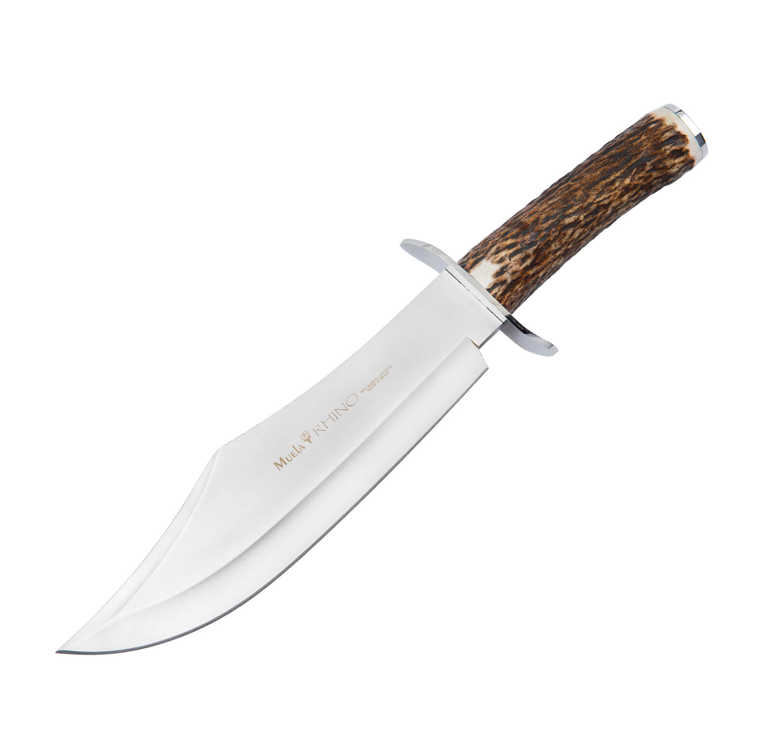 Muela Rhino-25A Jagdmesser mit Hirschhorngriff - 22-RHINO-25A - Muela | CuchilleríaAlbacete.com