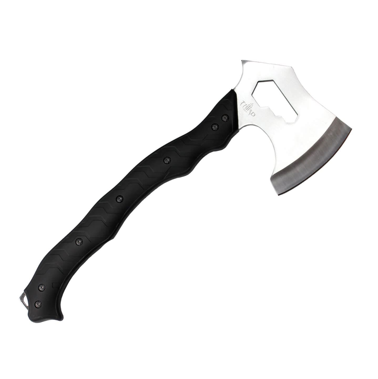 Hache tactique avec manche en ABS noir et lame satinée S4100-1 - 80 ...