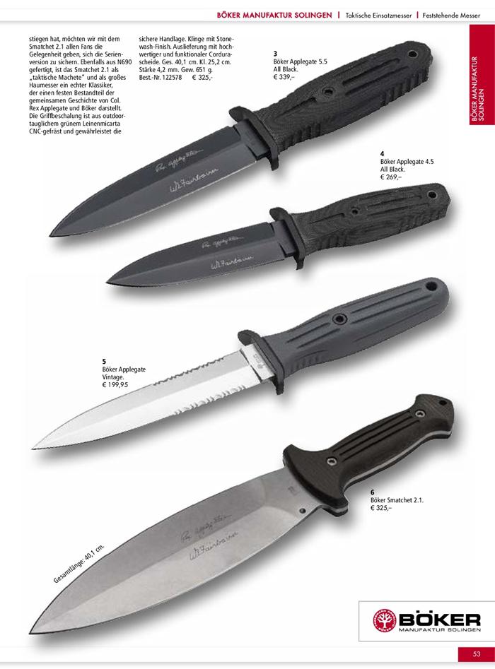 KNIVES BOKER APPLEGATE BOKER - tactical knives | Cutlery