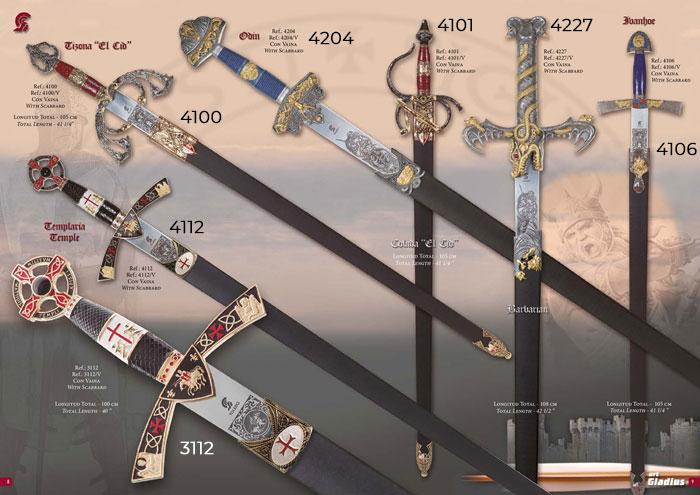 SPADE MEDIEVALE GLADIUS Gladius - spade , 4227V - Posate Albacete