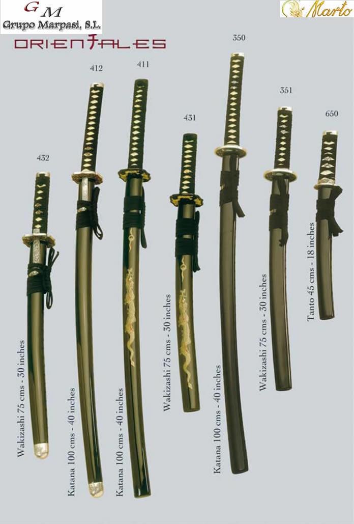 SWORDS ORIENTALS 4 Marto - swords katanas, 650 - Cutlery