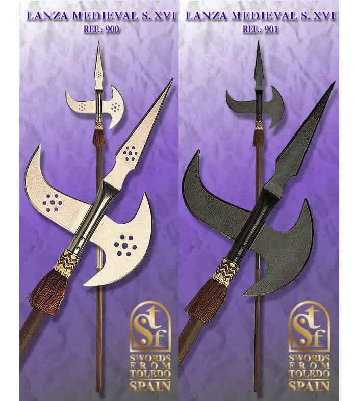 LANZA MEDIEVAL ESPAÑOLA S XVI SWORDS FROM TOLEDO - espadas hachas ...